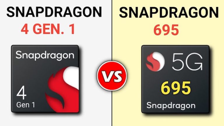 So sánh hai dòng chip nhà Qualcomm: Snapdragon 4 Gen 1 với Snapdragon 695
