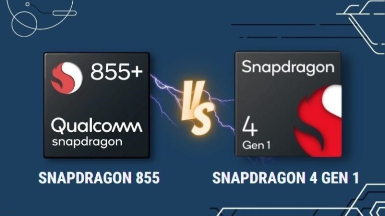 So sánh chipset nhà Qualcomm: Snapdragon 4 Gen 1 với Snapdragon 855
