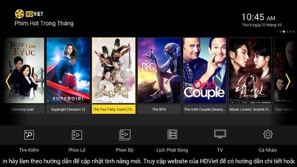 TOP 10+ app xem phim cho Android Box độc đáo