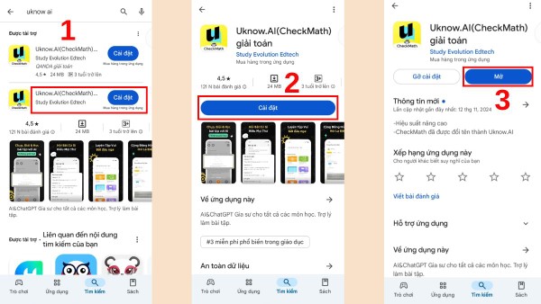 Hướng dẫn tải và sử dụng Uknow AI để giải toán nhanh, chính xác